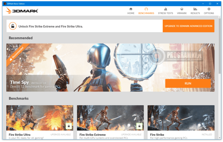 3DMark Basic Edition - Program do testowania wydajności procesora i ...