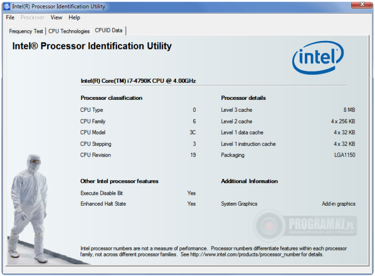 Intel Processor Identification Utility - Narzędzie do wyświetlania ...