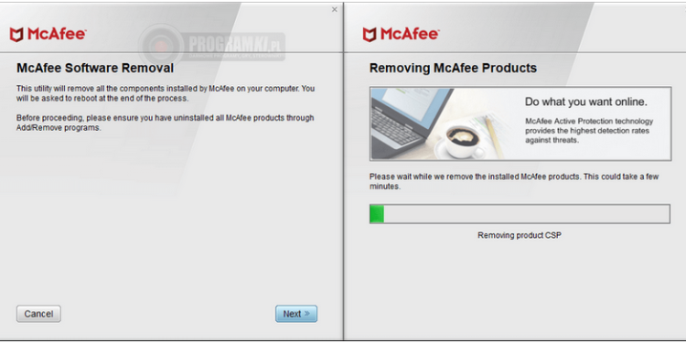 McAfee Consumer Product Removal Tool - Narzędzie do usuwania ...
