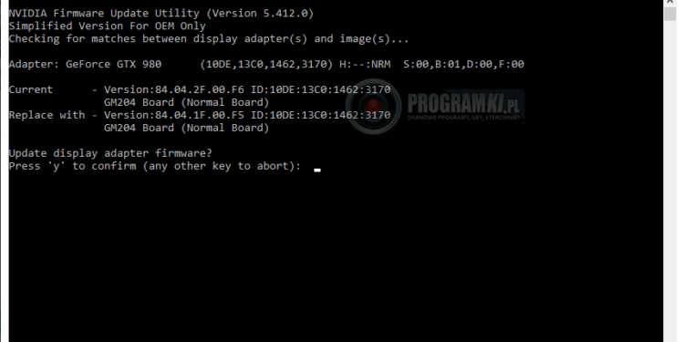 NVIDIA NVFlash - Narzędzie do aktualizacji BIOS-u kart graficznych ...