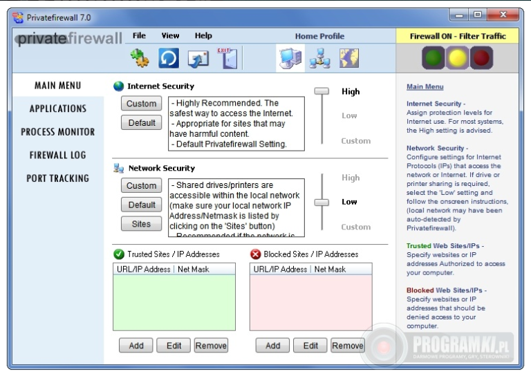 Privatefirewall - Darmowa zapora internetowa z ochroną przed atakami ...