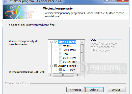 X Codec Pack - Zestaw kodeków i filtrów do odtwarzania filmów ...