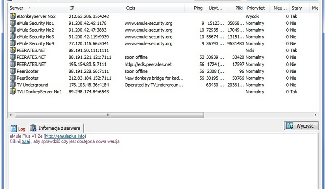 eMule Plus - Program do pobierania plików z sieci eDonkey - Programki.pl